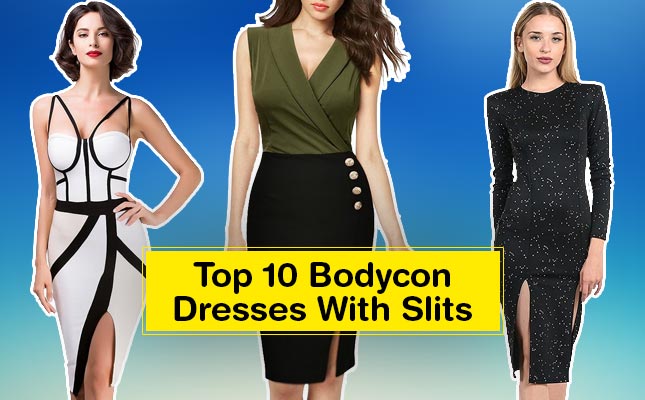 10 Best Bodycon Dresses with Slits will ensure you'll get noticed ...