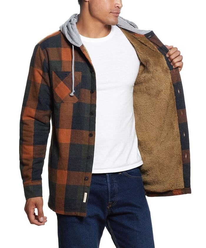 20 Best Men’s Sherpa Lined Flannel Jackets with Hood - TopOfStyle Blog