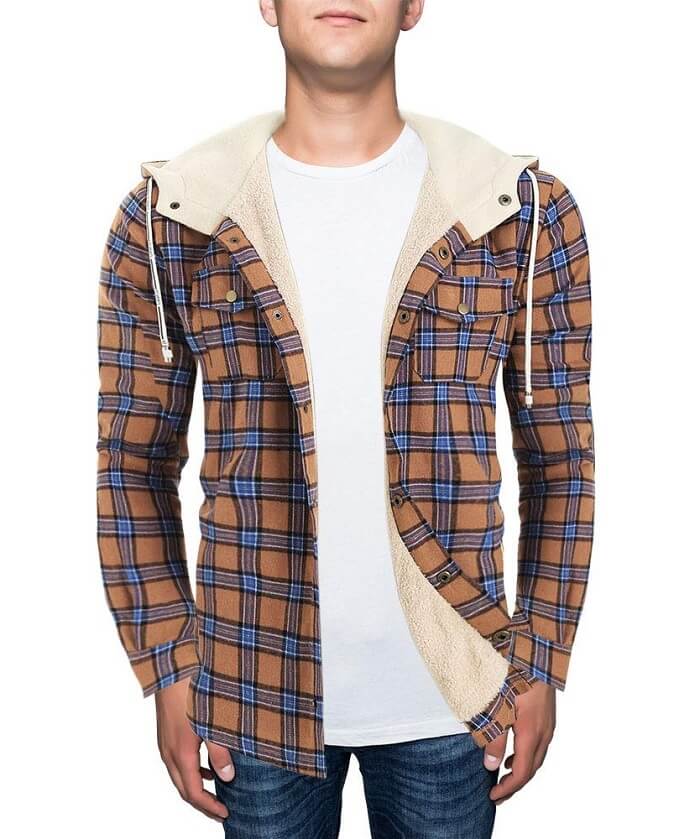 20 Best Men’s Sherpa Lined Flannel Jackets with Hood - TopOfStyle Blog