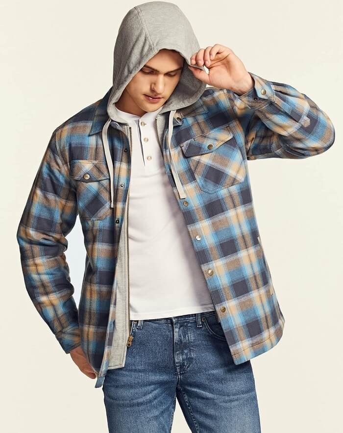 20 Best Men’s Sherpa Lined Flannel Jackets with Hood - TopOfStyle Blog