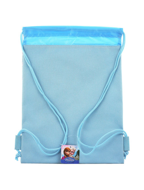 Buy Disney Frozen Elsa Anna and Olaf Light Blue Drawstring Bag online ...