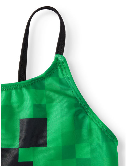 Buy Minecraft One-Piece Swimsuit (Little Girls & Big Girls) online ...