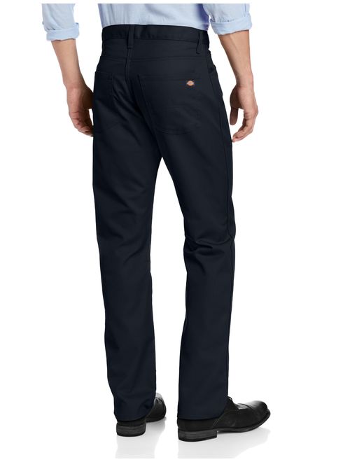 Buy Dickies Men's Slim Straight-Fit Lightweight Five-Pocket Twill Pant ...