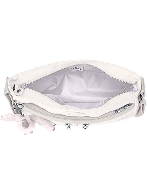 Buy Kipling Women's Angie Solid Convertible Crossbody Bag, Sparkly Gold ...