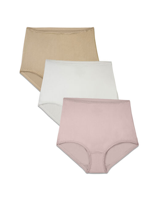 Buy Radiant by Vanity Fair Women's 3 Pack Undershapers Light Control ...