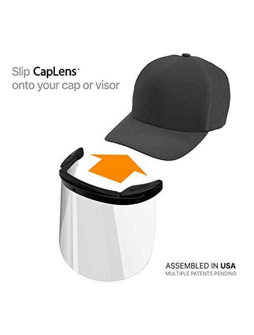 Buy CapLens Full Face Shield Cap Accessory, Anti-Fog, Adjustable ...