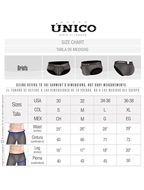 Buy Champion Mundo Unico Mens Colombian Microfiber Underwear Briefs ...