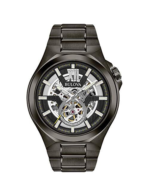 Buy Bulova Men's Automatic-self-Wind Watch with Stainless-Steel Strap ...