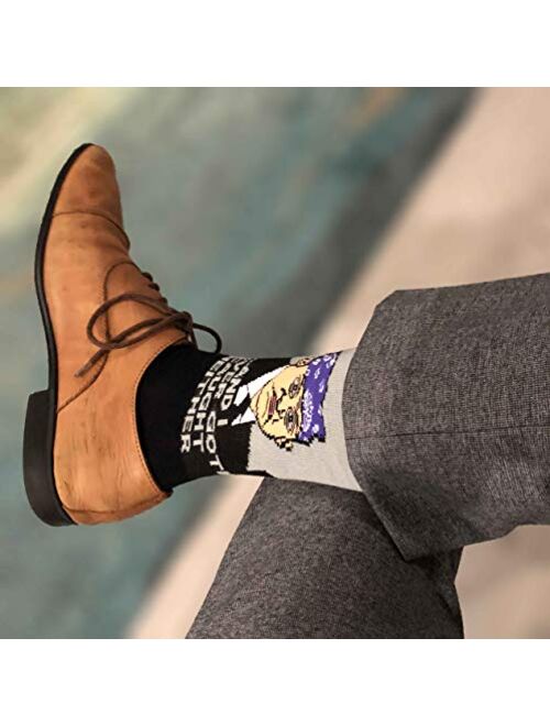 Buy Balanced Co. Prison Mike Dress Socks Michael Scott Funny Socks ...