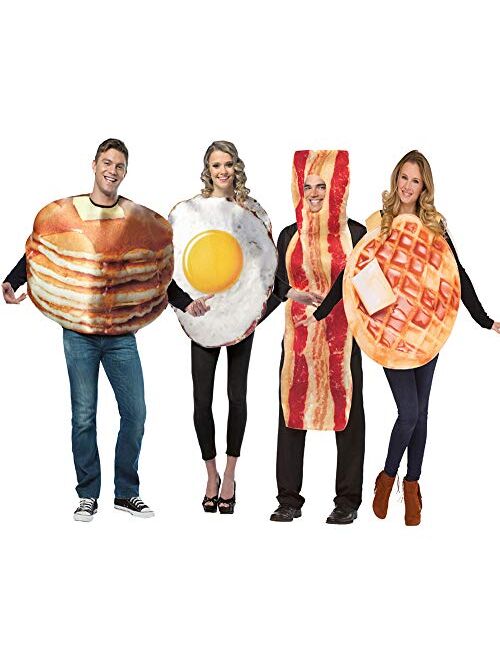 Buy Breakfast Costumes Set - Bacon, Eggs, Pancake, Waffle online ...