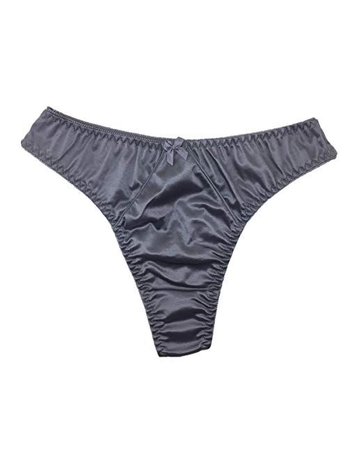 Buy Colorful Star 5 Pack Women's Sexy Satin G-String Panties online ...