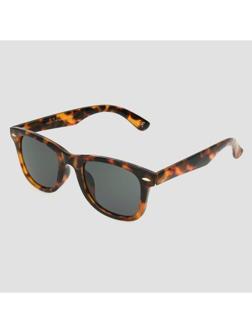 Buy Men's Square Tortoise Shell Print Sunglasses - Original Use™ Brown ...