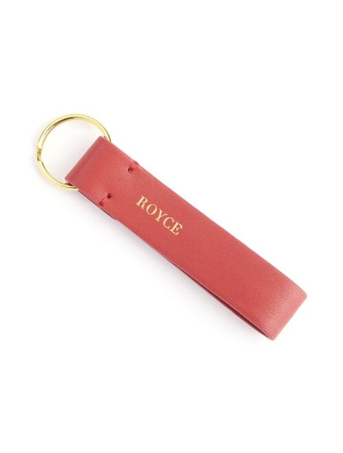 Buy ROYCE New York Leather Loop Key Fob with Gold Hardware online ...