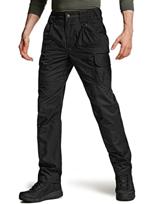 Buy CQR Men's Tactical Pants, Water Repellent Ripstop Cargo Pants ...