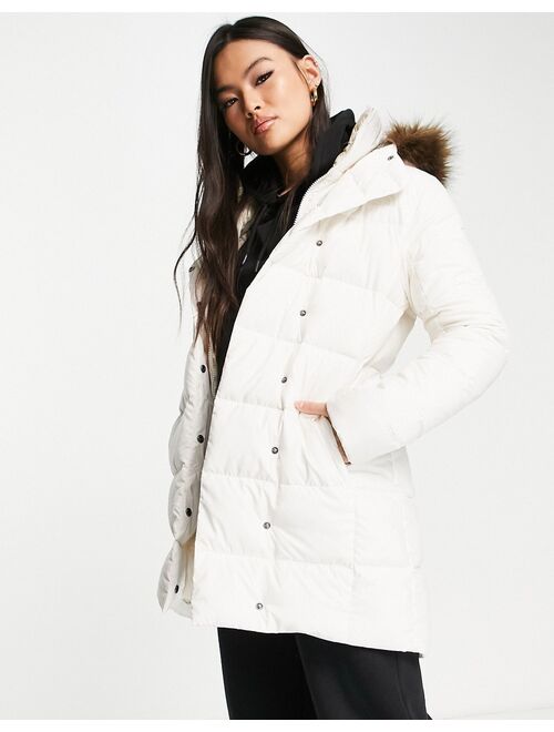 Buy The North Face Dealio Down parka jacket in white online | Topofstyle
