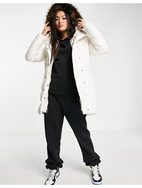 Buy The North Face Dealio Down parka jacket in white online | Topofstyle