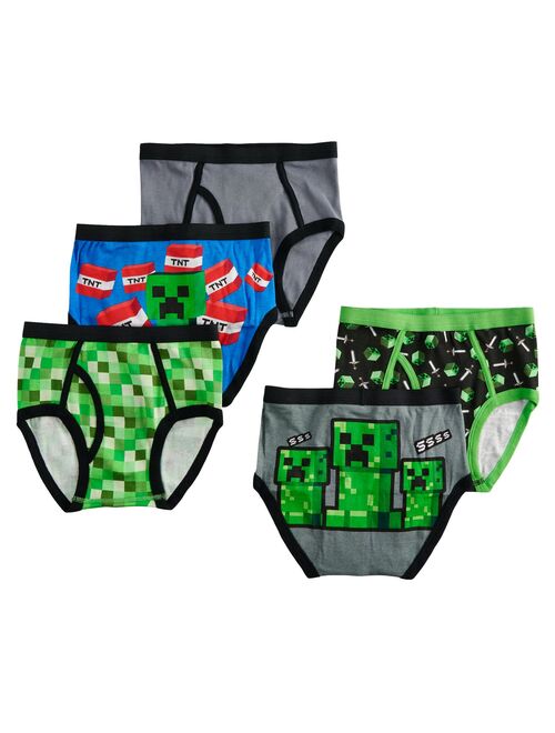 Buy Boys 4-8 Minecraft 5-Pack Briefs online | Topofstyle
