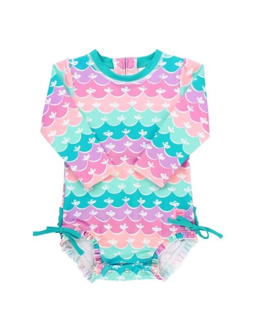 Buy RuffleButts Baby Girls 1-Piece Rash Guard Swimsuit online | Topofstyle