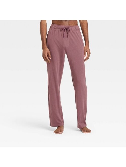 Buy Men's Muted Raspberry Solid Knit Pajama Pants - Goodfellow & Co ...