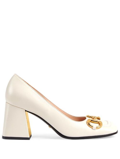 Buy Gucci Horsebit mid-heel pumps online | Topofstyle