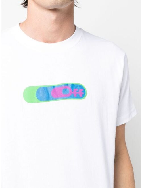 Buy Off-White Weed Hands Off logo-print T-shirt online | Topofstyle