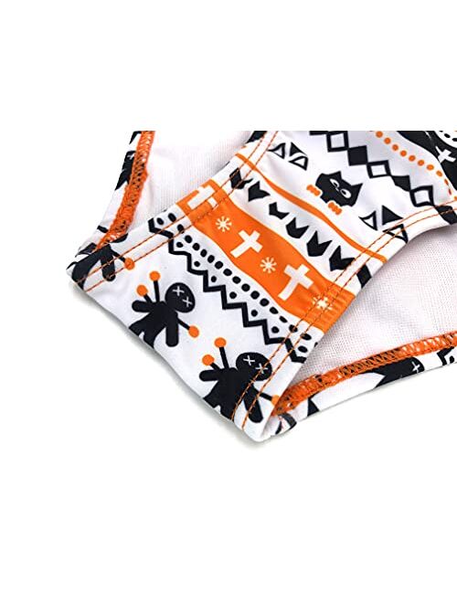 Buy SHEKINI Girls Bathing Suit with Headband 6-14 Years Kids Swimwear ...