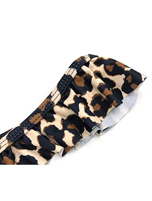 Buy SHEKINI Girl Bathing Suit Flora Ruffle Bikini Cute Beach Sport Kid ...