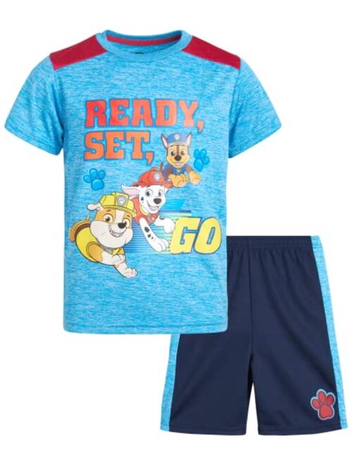 Buy Rocky Nickelodeon Boys Paw Patrol Shorts Set 2 Piece T-Shirt and Shorts (Toddler/Little Boy ...
