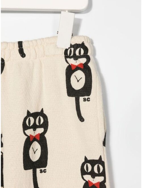 Buy Bobo Choses Cat O'Clock printed track pants online | Topofstyle