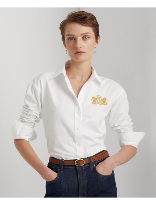 Buy Polo Ralph Lauren LAUREN RALPH LAUREN Women's Long Sleeve Lion ...