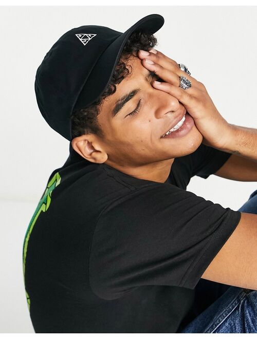 Buy HUF essentials triple triangle baseball cap in black online ...